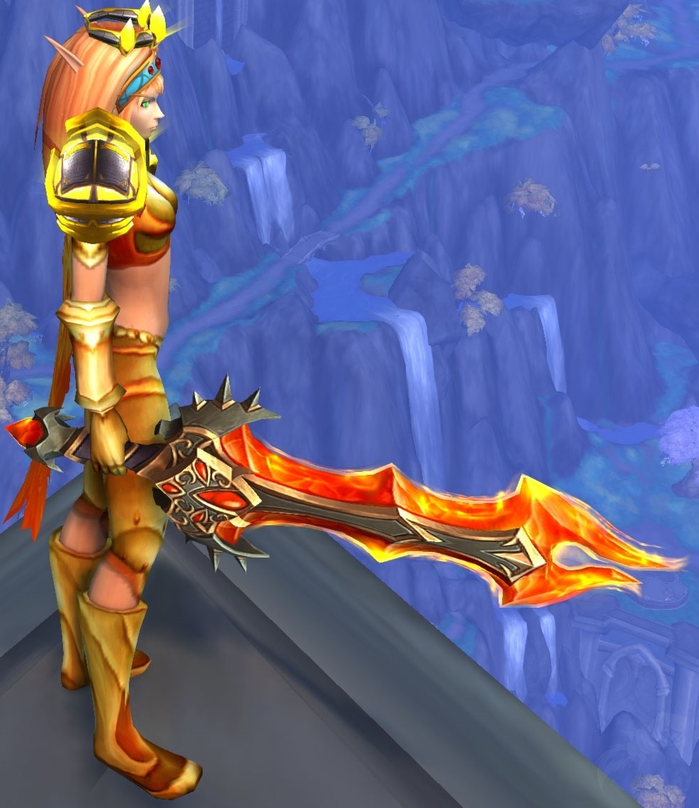 Lâmina Fendida de Fogovil Fulgurante - Item - World of Warcraft