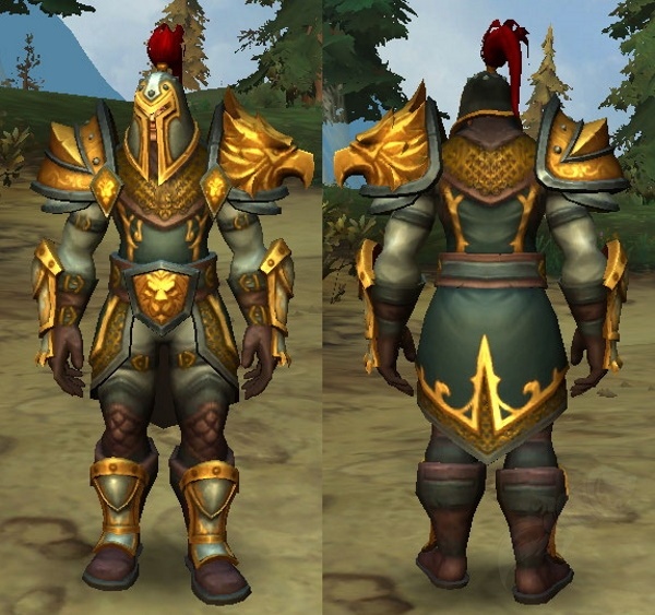 Ensemble: Lion's Heritage White Armor Set - Item - World of Warcraft
