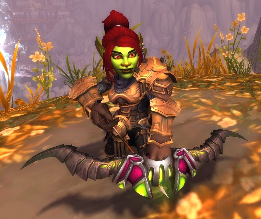 Arco largo de hueso demoníaco maldito - Objeto - World of Warcraft