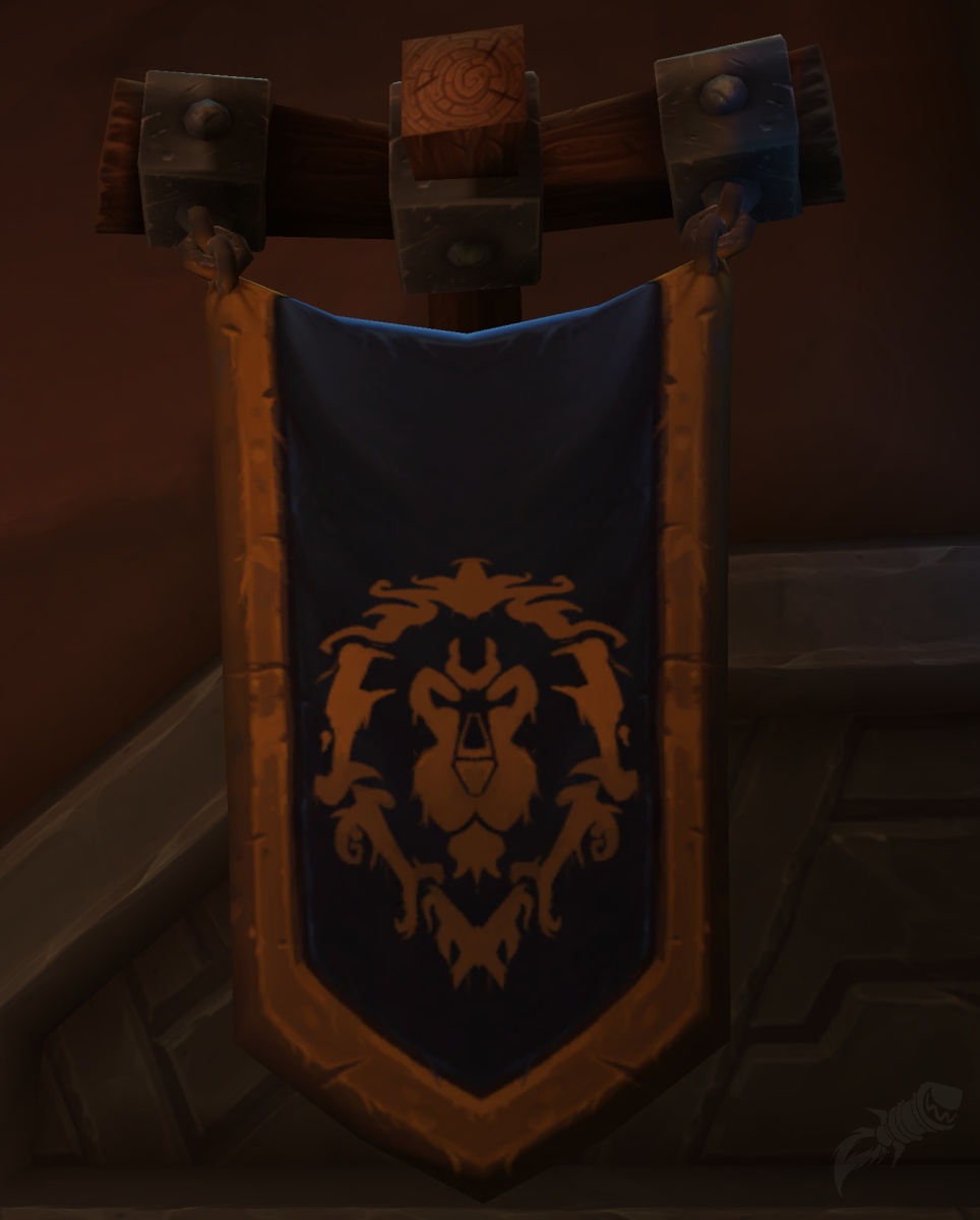 Large Alliance Banner - Object - World of Warcraft