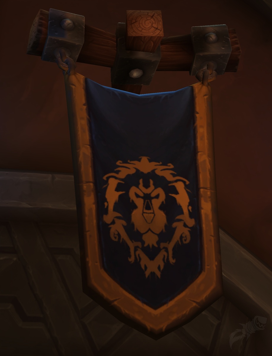 Large Alliance Banner - Object - World of Warcraft