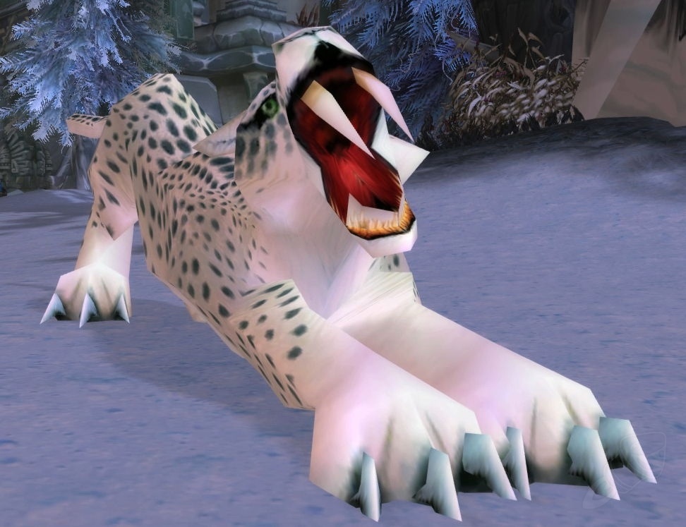 Female Frost Leopard - NPC - World of Warcraft