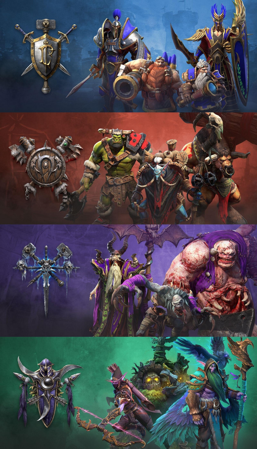 New Warcraft 3 Faction Crest Back Pieces in November Trading Post - Orc ...