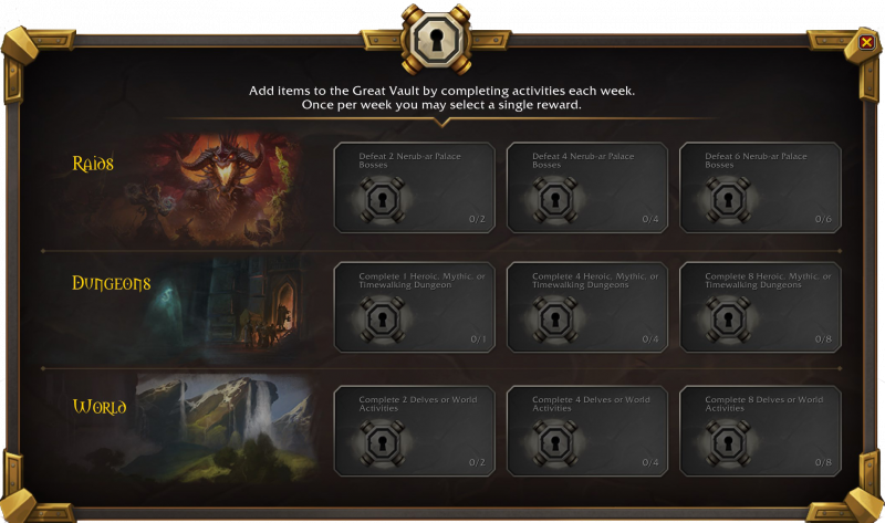 World Activities Great Vault reward question - General Discussion ...