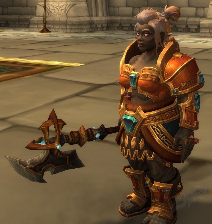 Indumentaria: Atavío terráneo de cobre - Hechizo - World of Warcraft