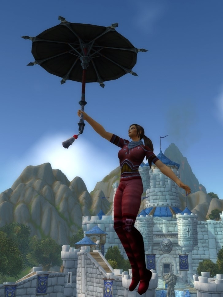 Delicate Ebony Parasol - Spell - World of Warcraft