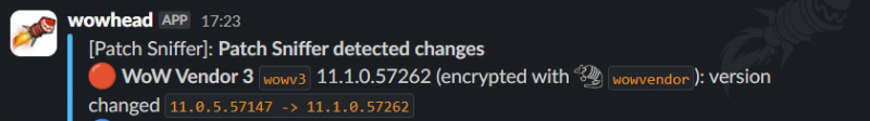 The War Within Encrypted 11 1 0 Build On Wowdev Server Internal