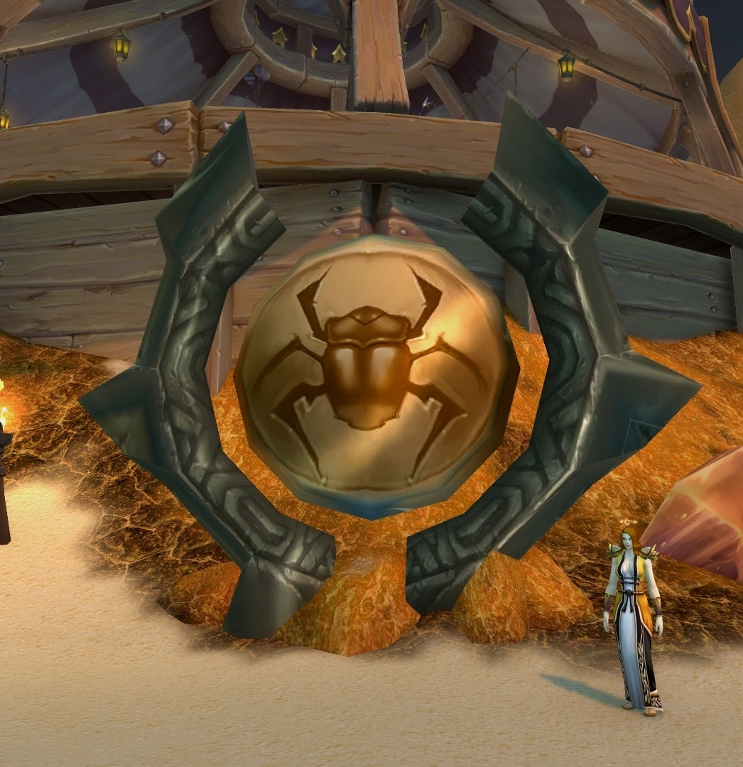 Displaced Scarab Gong - Object - World of Warcraft