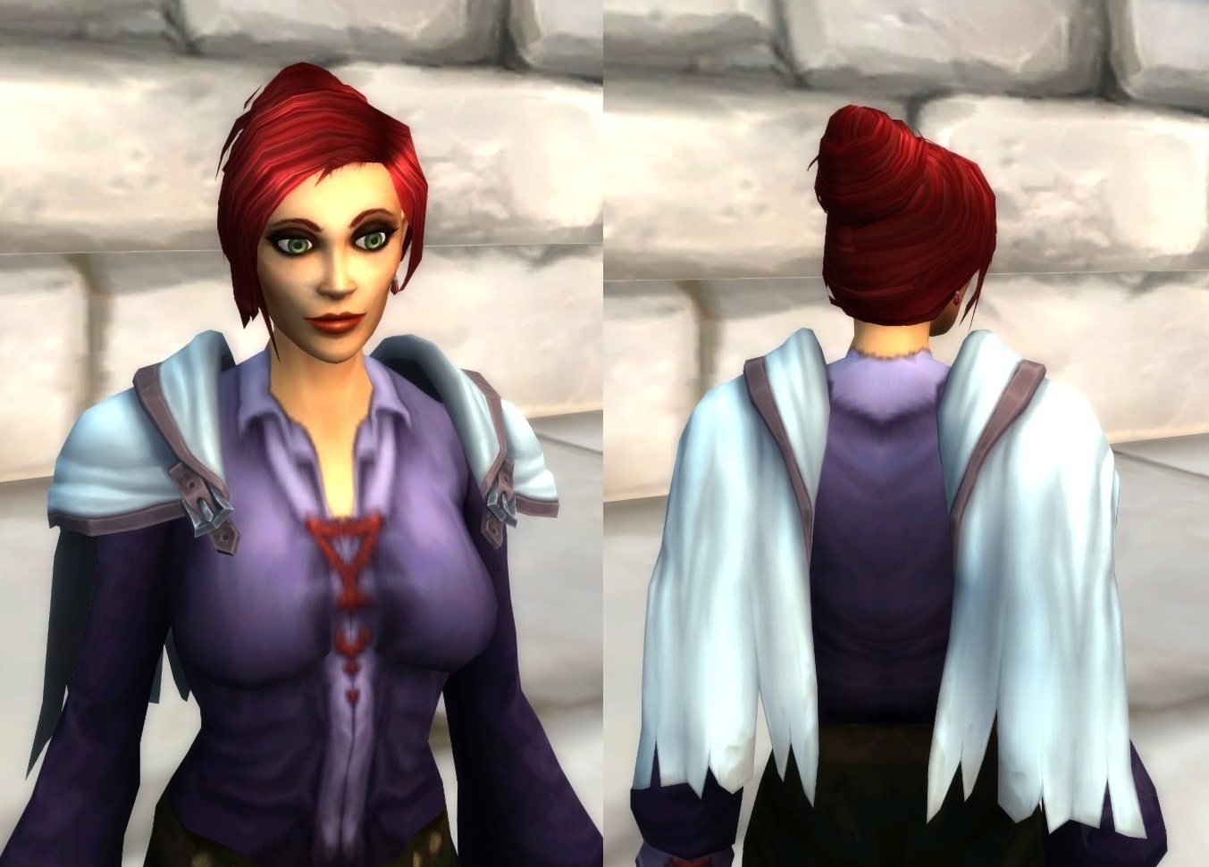 Prowler's Snowy Shoulder Cape - Item - World of Warcraft