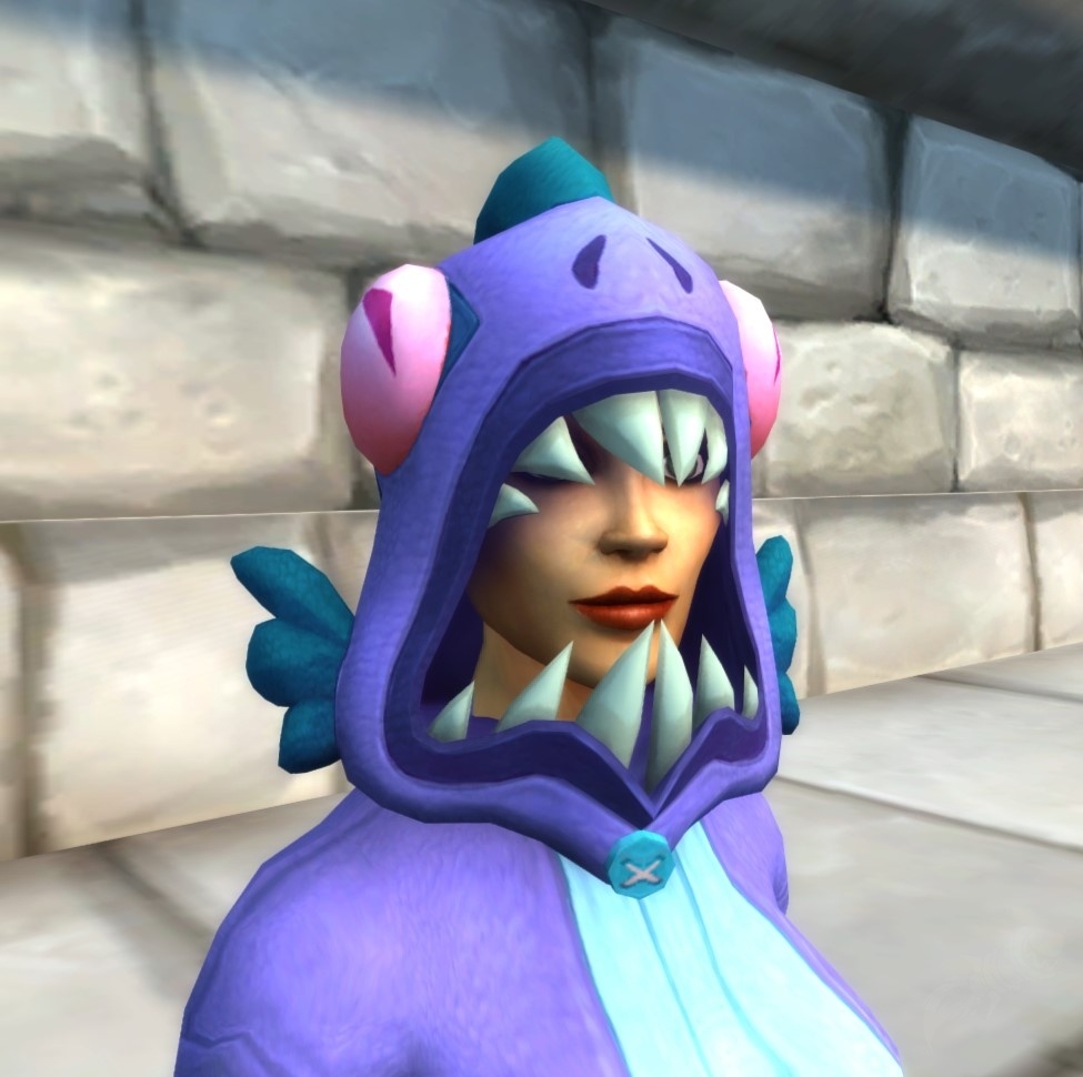 Angry Purple Snugglefin Murloc Hood - Item - World of Warcraft