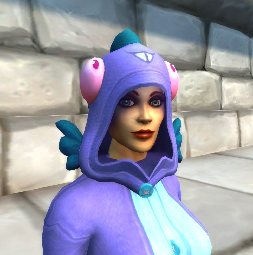 Happy Purple Snugglefin Murloc Hood - Item - World of Warcraft