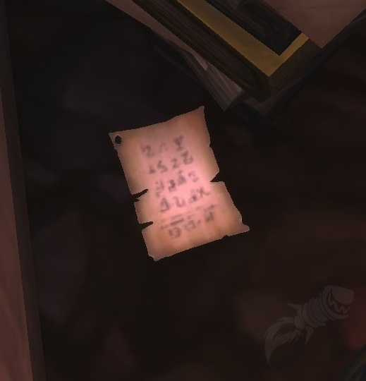 Handwritten Note - Object - World of Warcraft