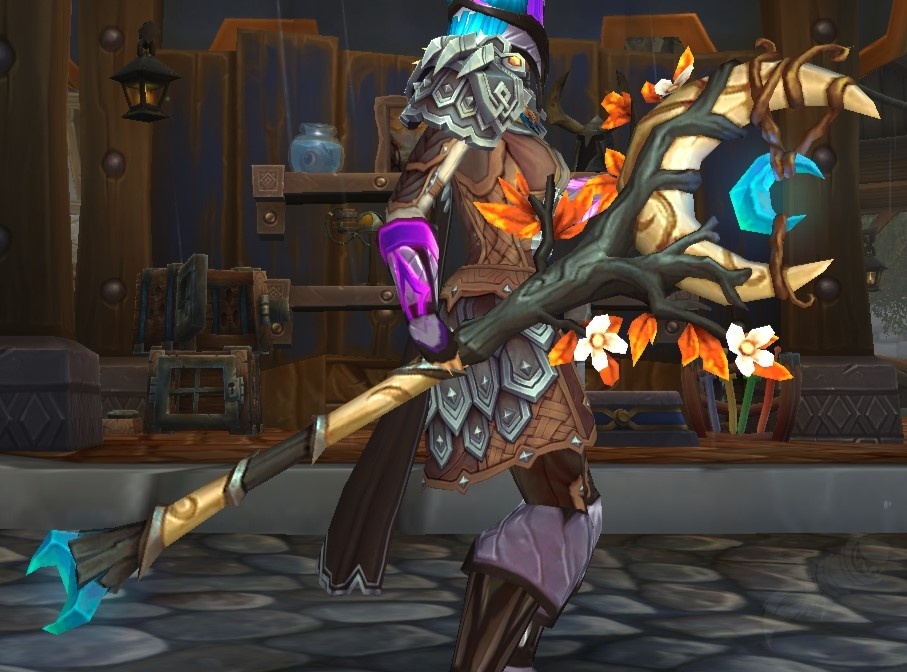 Hacha curva de renacimiento de Ashamane - Objeto - World of Warcraft