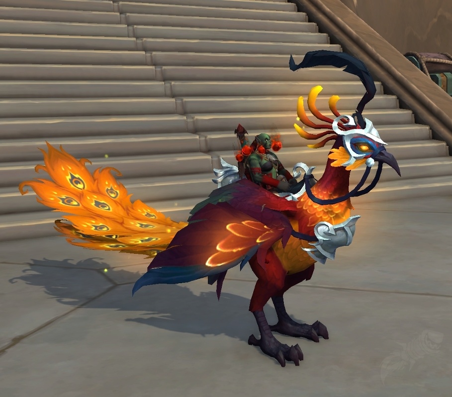 Riendas del pavo real solar brillante - Objeto - World of Warcraft