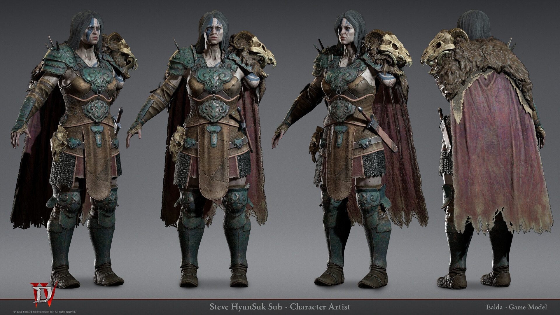 Art Blast Spotlight: Steve HyunSuk Suh - Diablo 4 Character Art ...