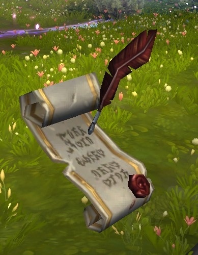 Floating Parchment - Object - World of Warcraft