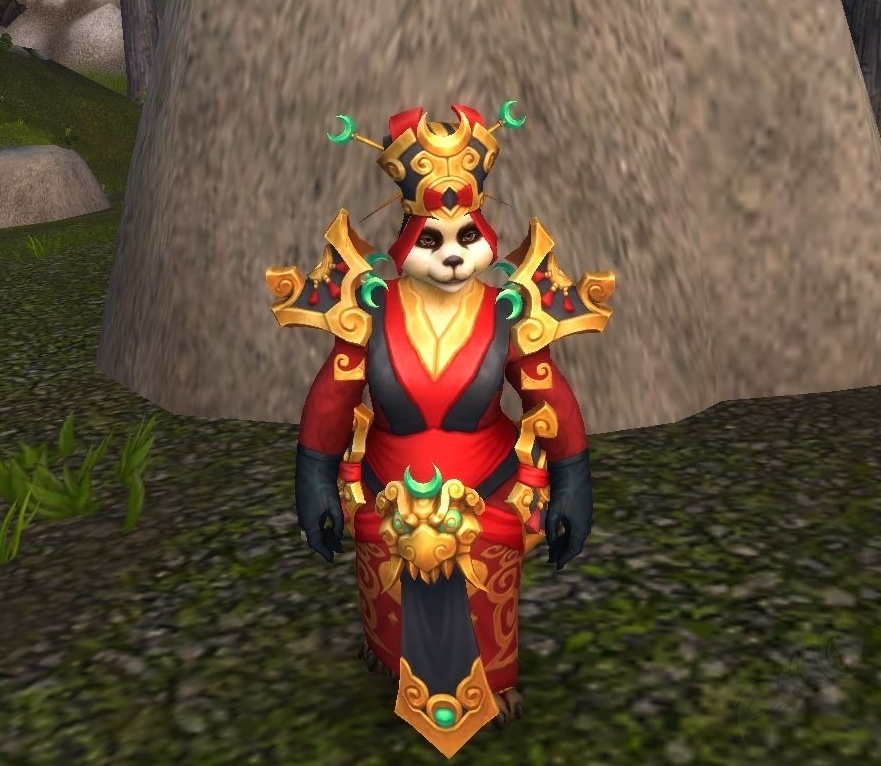 Ensemble: Ornate Crimson Lunar Festival Attire - Item - World of Warcraft