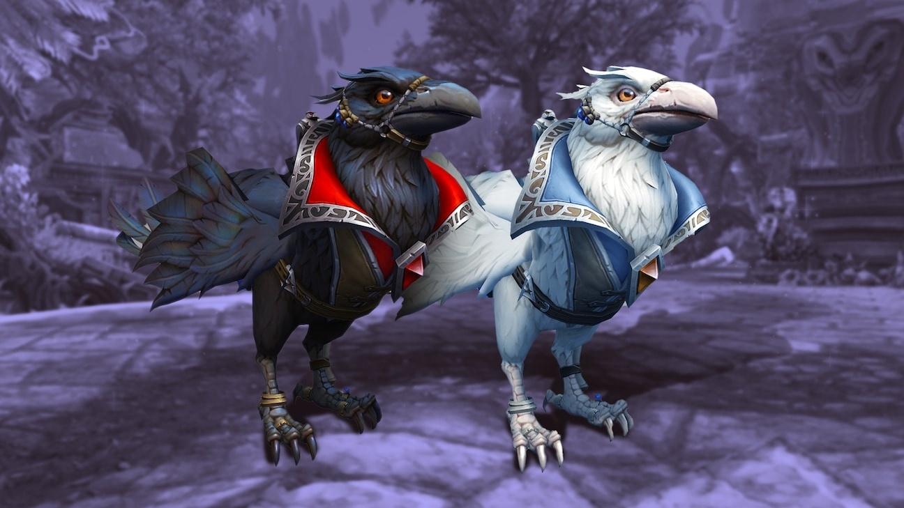 New Raven Mounts and Transmog - Wings and Wisdom Pack Now Available for ...
