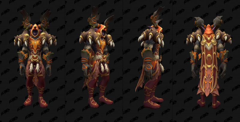 Recolored Tier 2 Sets in Patch 11.1.7 - Druid, Mage, Priest, Warlock ...
