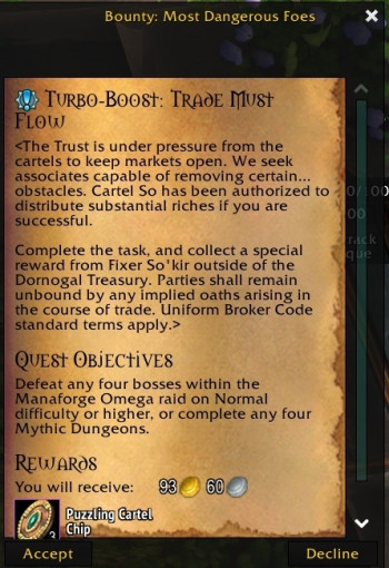 LFR Does Not Count Towards Puzzling Cartel Chip Progress - Wowhead News