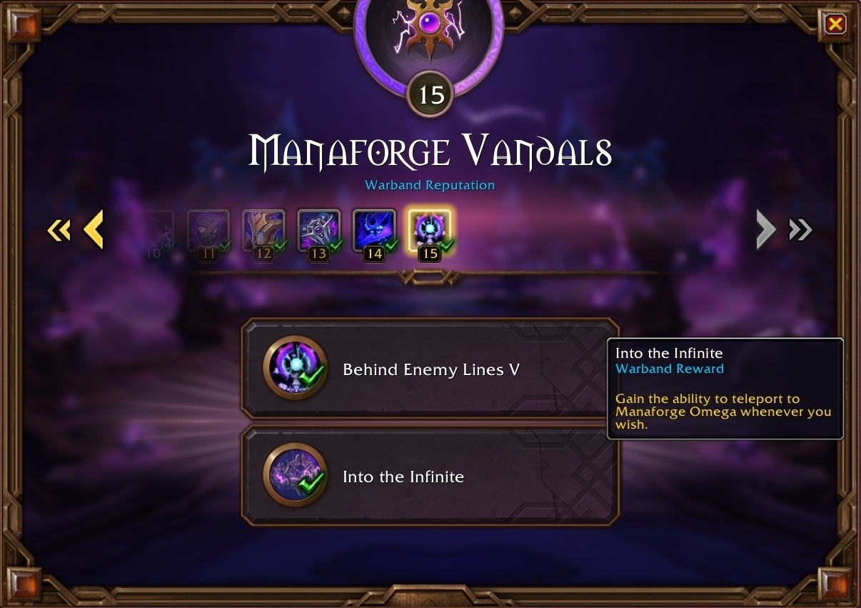 Final Manaforge Omega Raid Buff and Personal Teleport Unlocked at Renown Rank 15 - Wowhead News