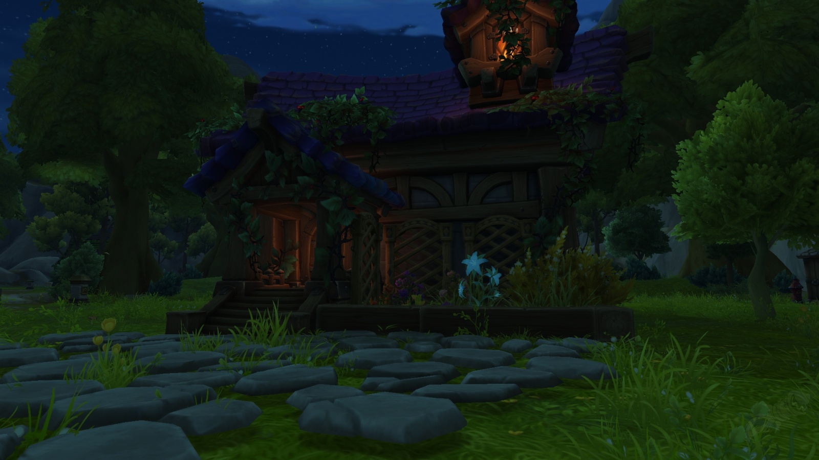 Peaceful Elven Cottage - World of Warcraft