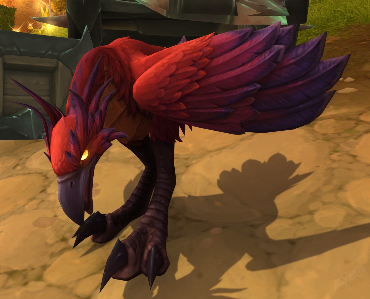 Cowed Hawkstrider - NPC - World of Warcraft