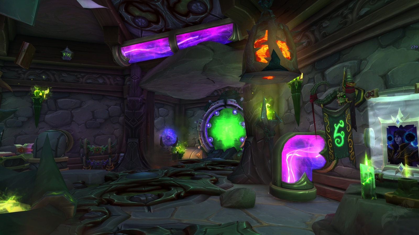 My Legion Crashed Ship + Interior - World of Warcraft
