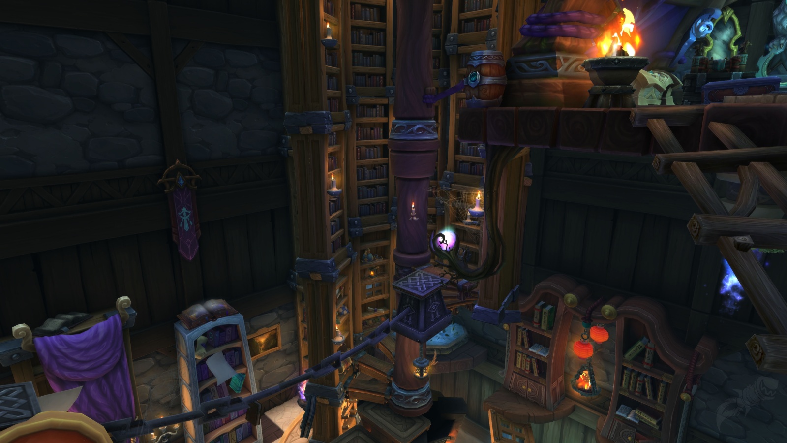 Karazhan like with parkour - World of Warcraft