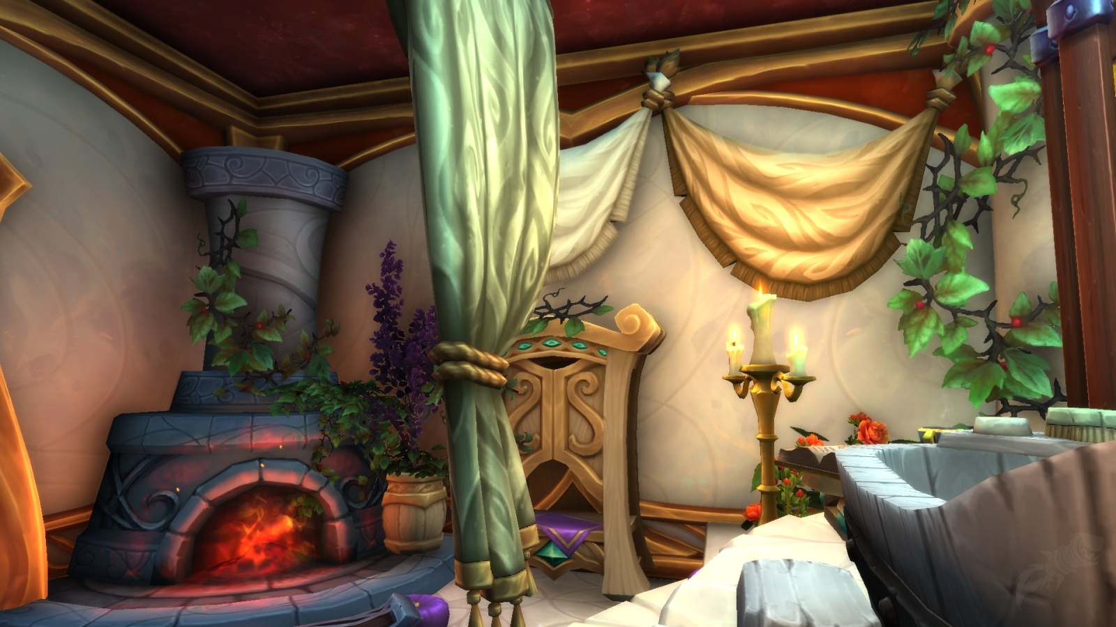 Warm Cozy Bathroom - World of Warcraft