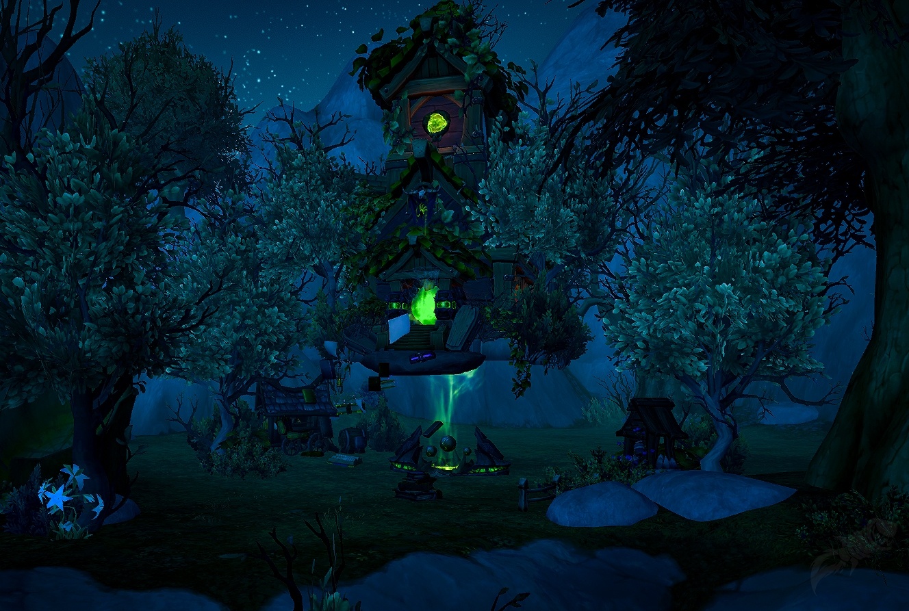 Floating Witch of the Woods - Felcome Home - World of Warcraft