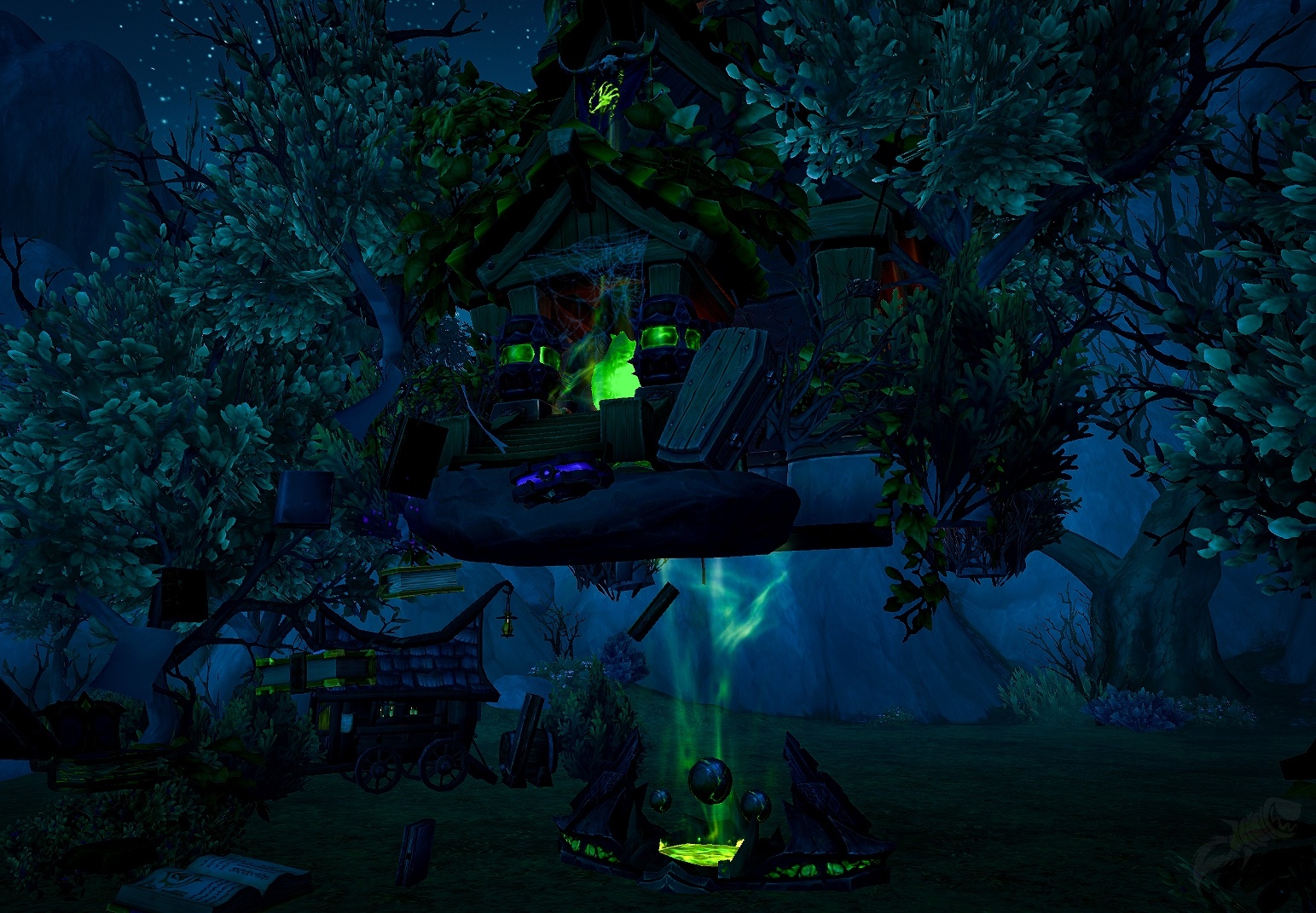 Floating Witch of the Woods - Felcome Home - World of Warcraft