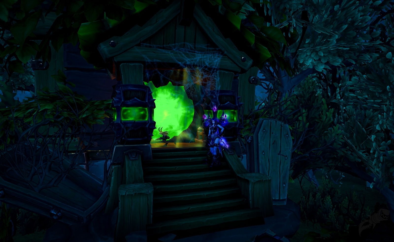 Floating Witch of the Woods - Felcome Home - World of Warcraft