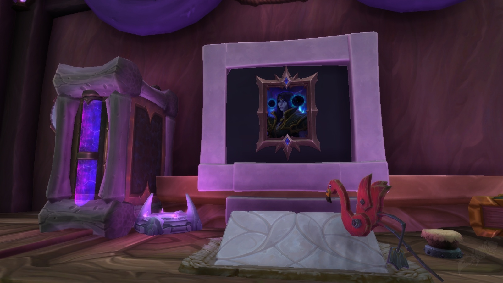 Cozy Winter Home Interior - World of Warcraft