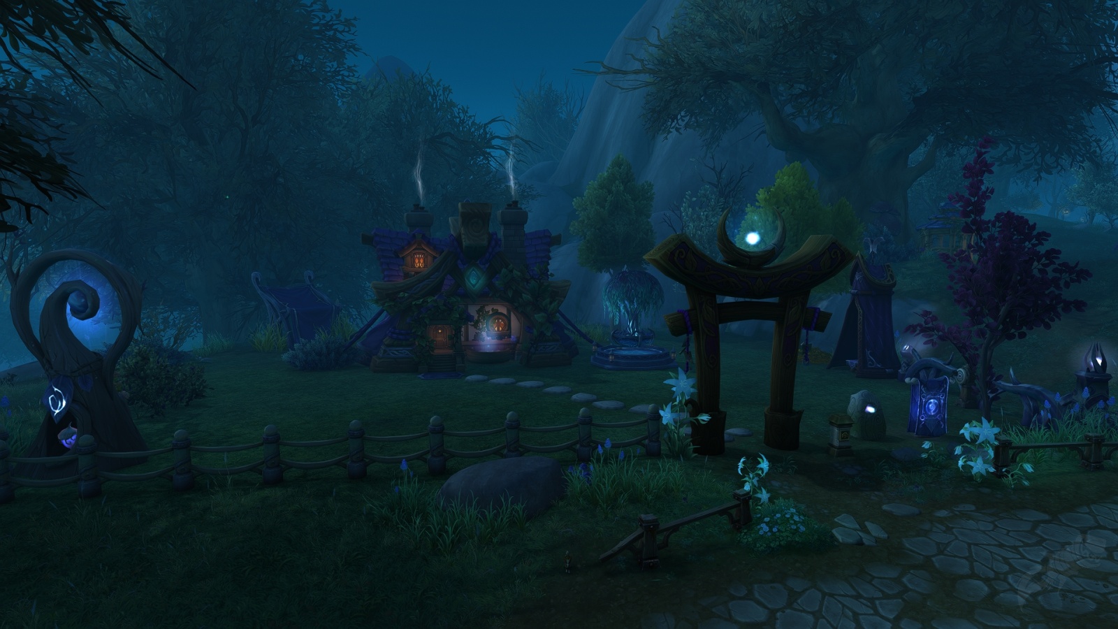 Rustic Night Elf Dwelling - World of Warcraft