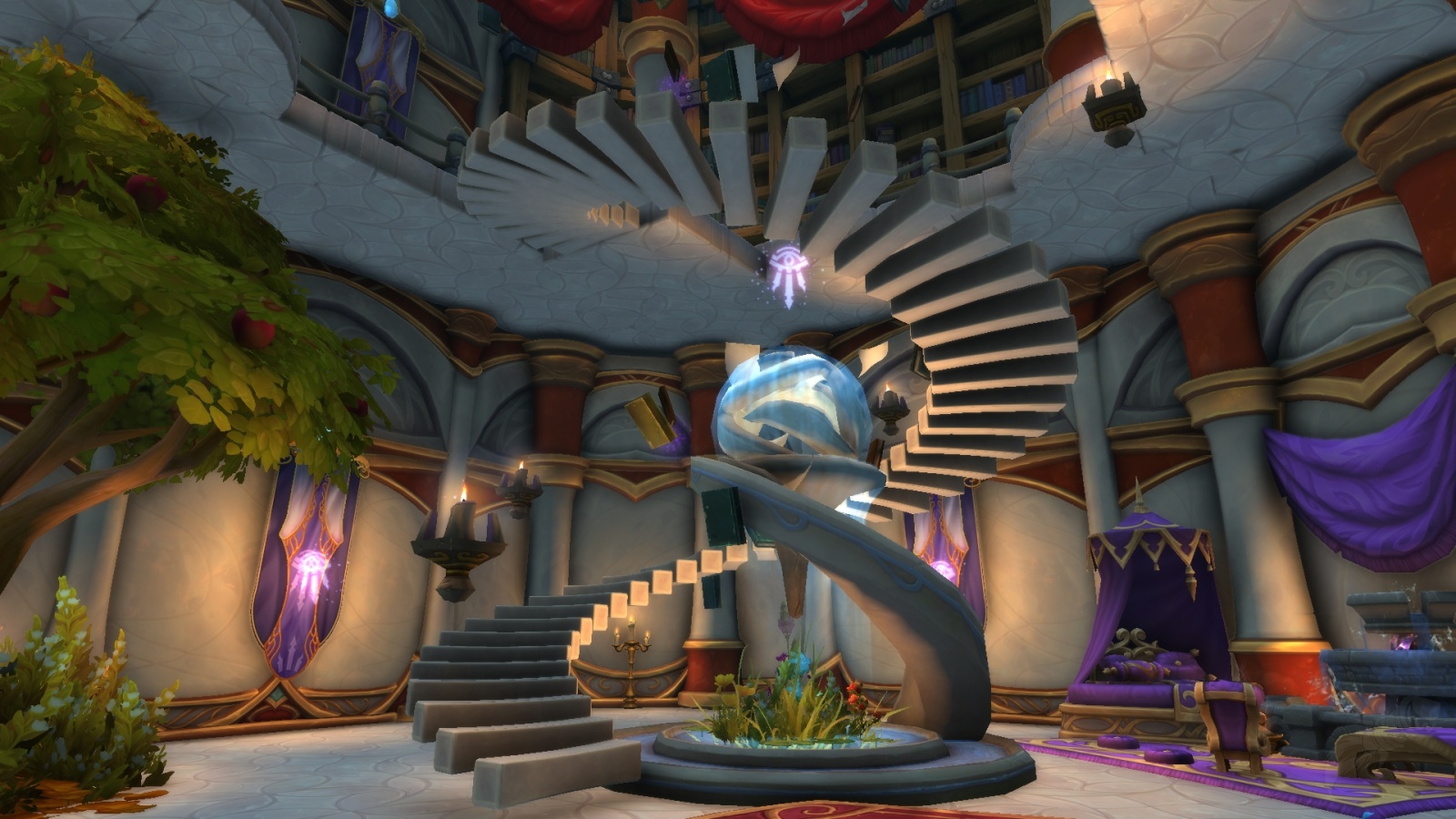 Blood-Elf Mage Tower - World of Warcraft