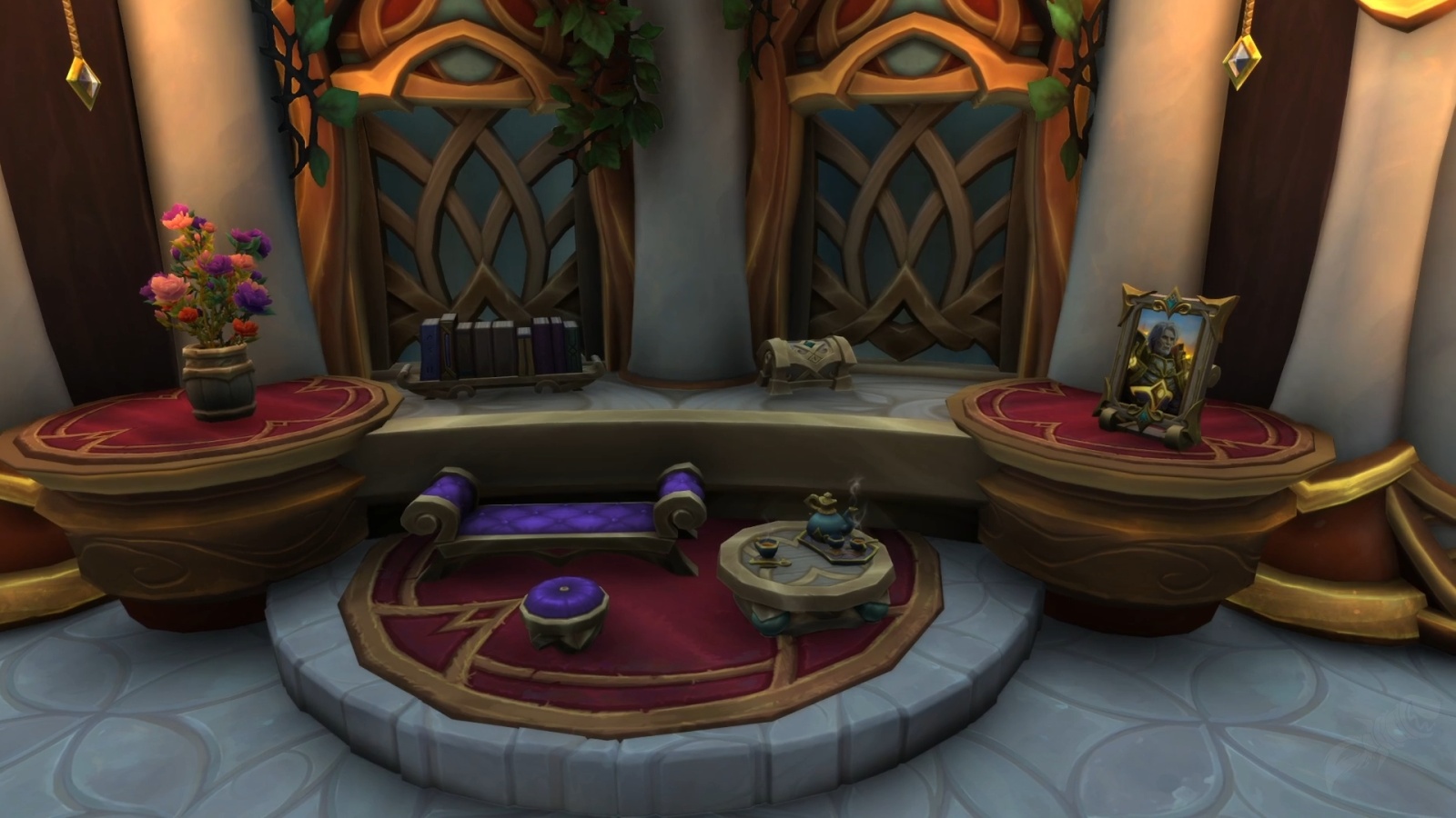 Elegant Blood Elf Bedroom - World of Warcraft