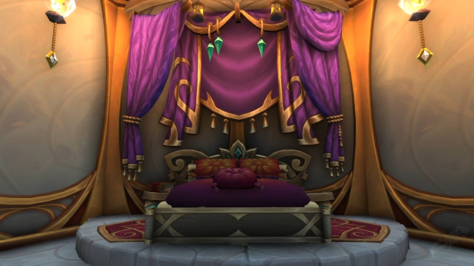 Elegant Blood Elf Bedroom - World of Warcraft