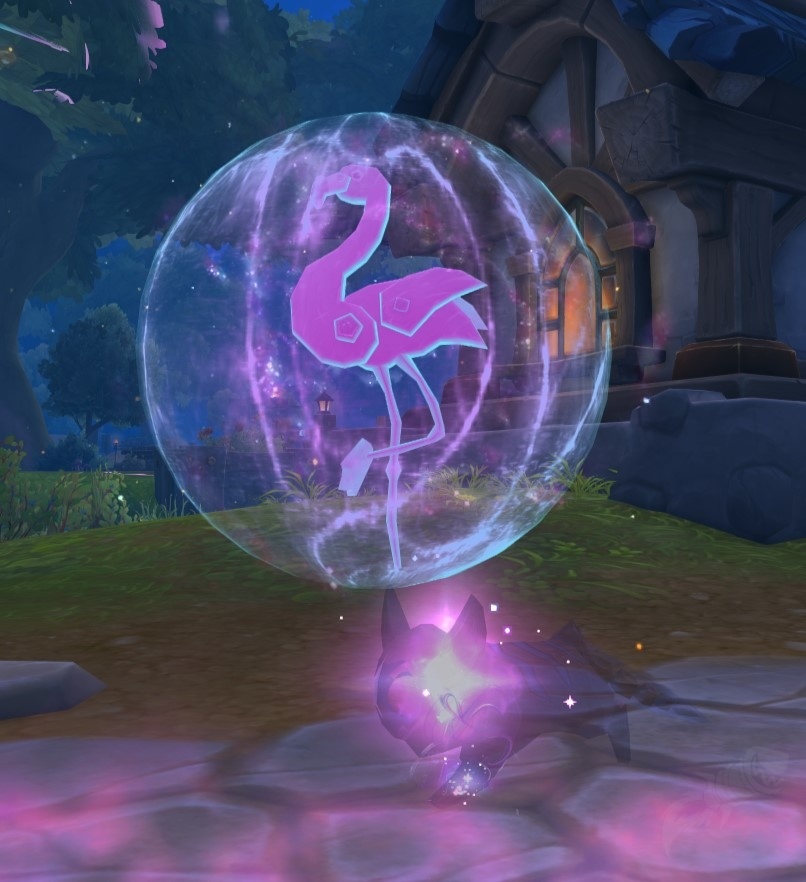 Phasenverlorener Gartenflamingo - Zauber - World of Warcraft