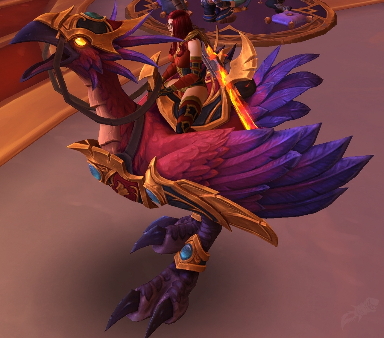 Crimson Silvermoon Hawkstrider - Item - World of Warcraft
