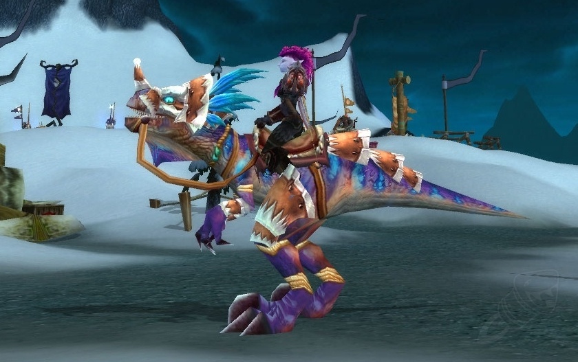 Schneller purpurfarbener Raptor - Zauber - World of Warcraft