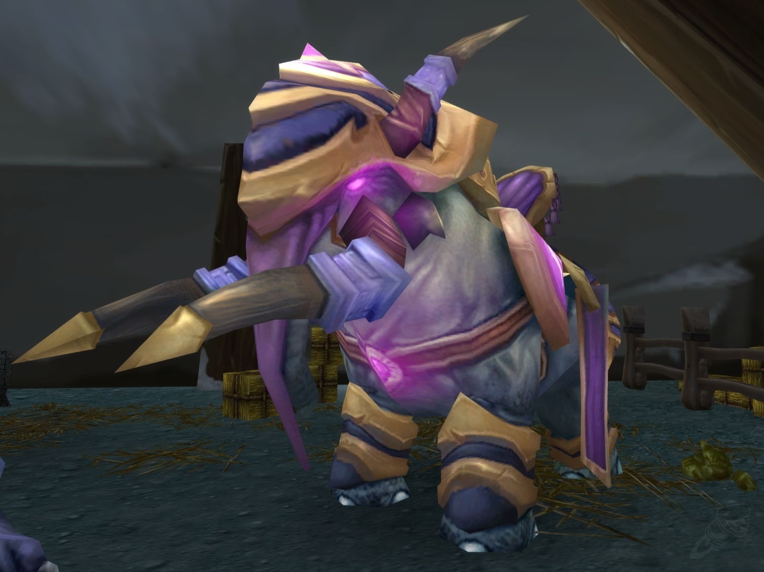 Elekk de El Exodar de establo - PNJ - World of Warcraft