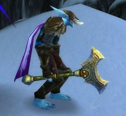 Battered Magnataur Dualblade - Item - WotLK Classic