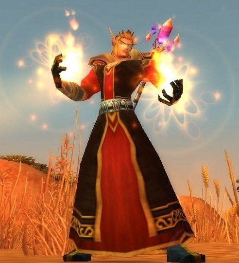 Enchanted Gold Bloodrobe - Item - World of Warcraft