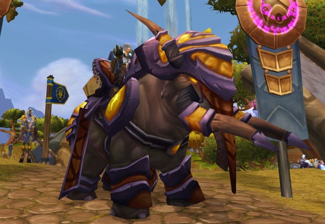 Elekk de Guerra Preto - Feitiço - World of Warcraft