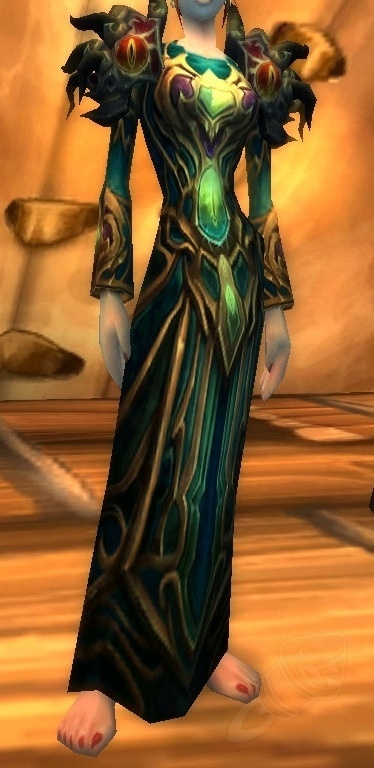 Toga corazón de peste de Héroes - Objeto - WotLK Clásico