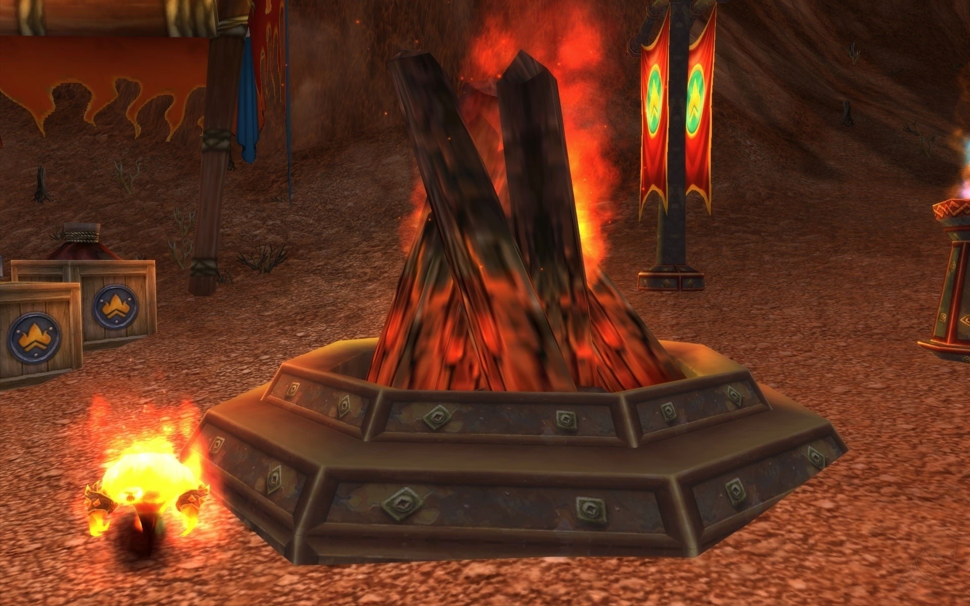 Horde Bonfire - Object - World of Warcraft
