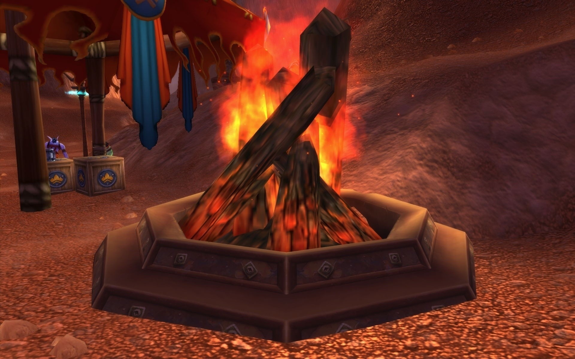 Horde Bonfire - Object - Mists of Pandaria Classic