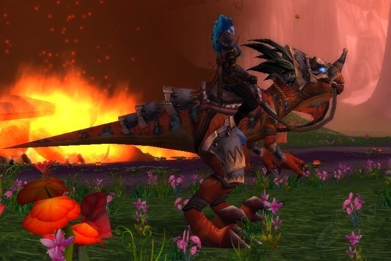 Raptor Laranja Veloz - Feitiço - World of Warcraft