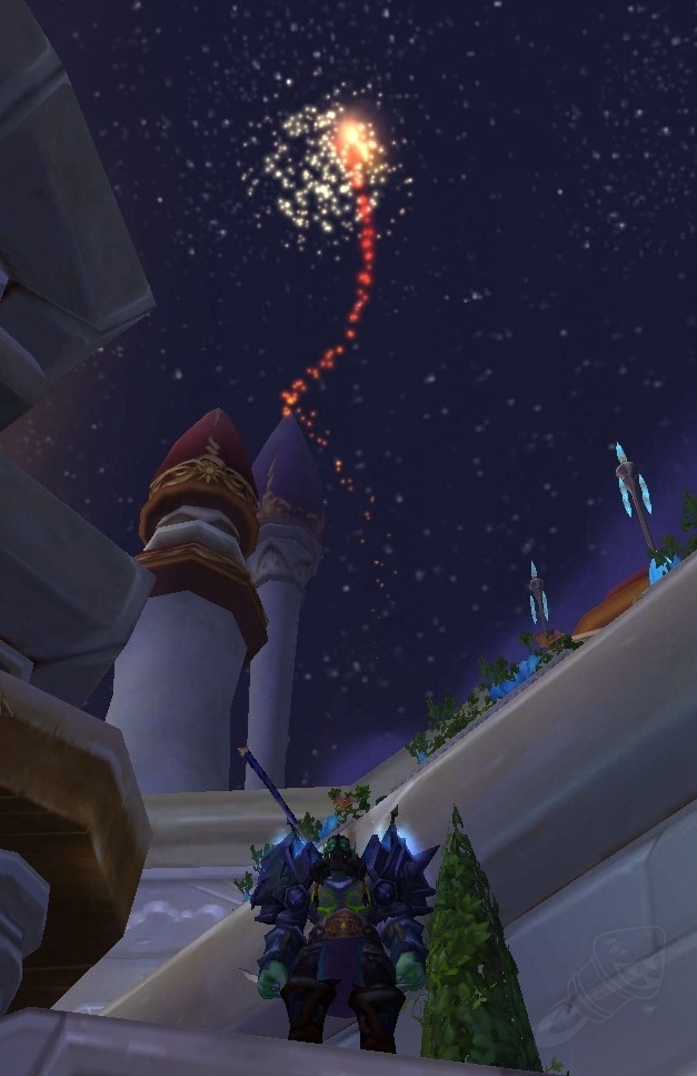 Feu d'artifice « Explosion serpentine » - Objet - World of Warcraft